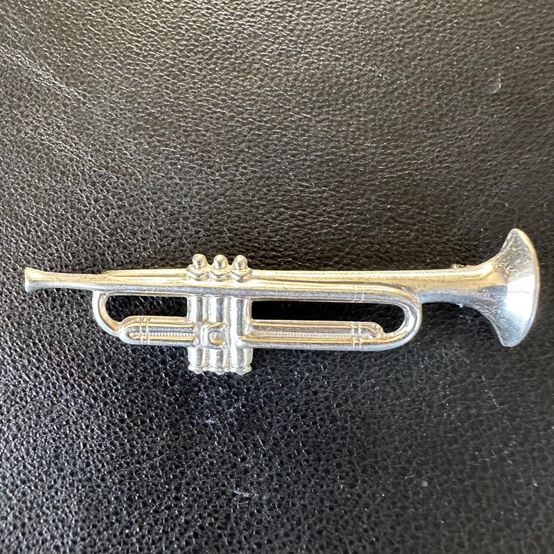 Trumpet Pin - Etsy