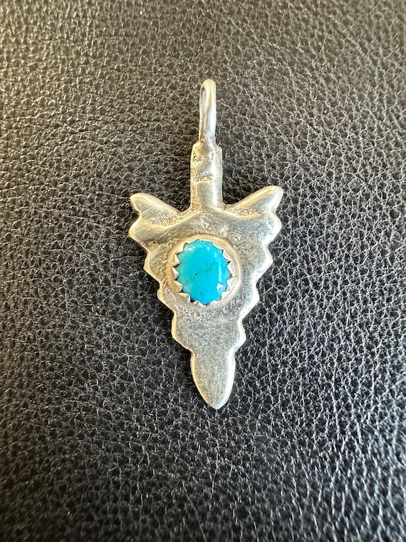 Sterling Silver Arrowhead Pendant Unsigned 3.3g 1.25”… - Gem