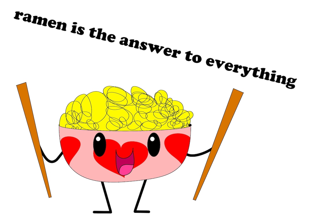 Ramen Noodles Clip Art - Etsy