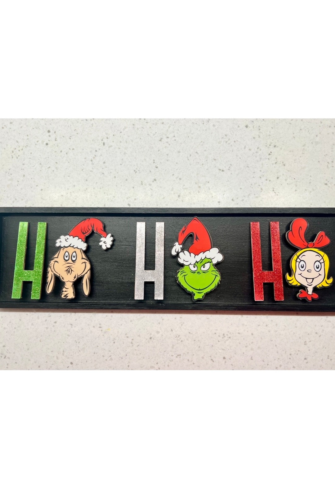Grinch “ho Ho Ho” Sign - Etsy