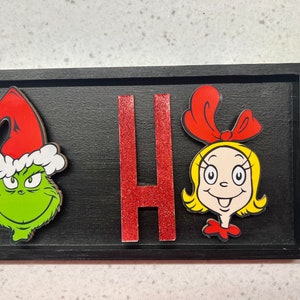 Grinch “ho Ho Ho” Sign - Etsy
