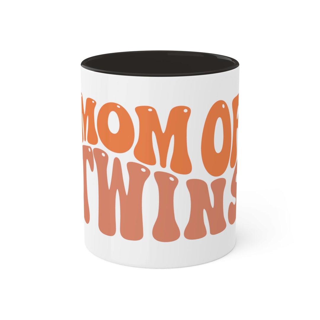 Mom of Twins Coffee Cup | Mom of Twins With Peace Sign Mug | Peace Sign ...