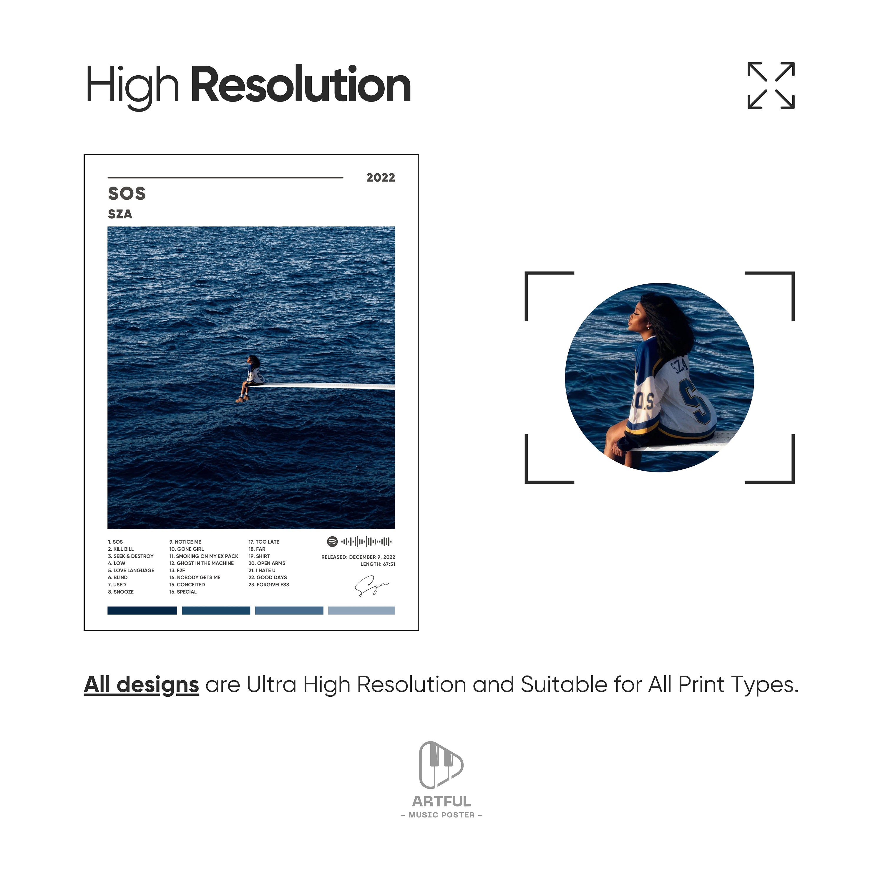 Drake Her Loss Album Cover Poster, Drake Her Loss Poster sold by Irene ...