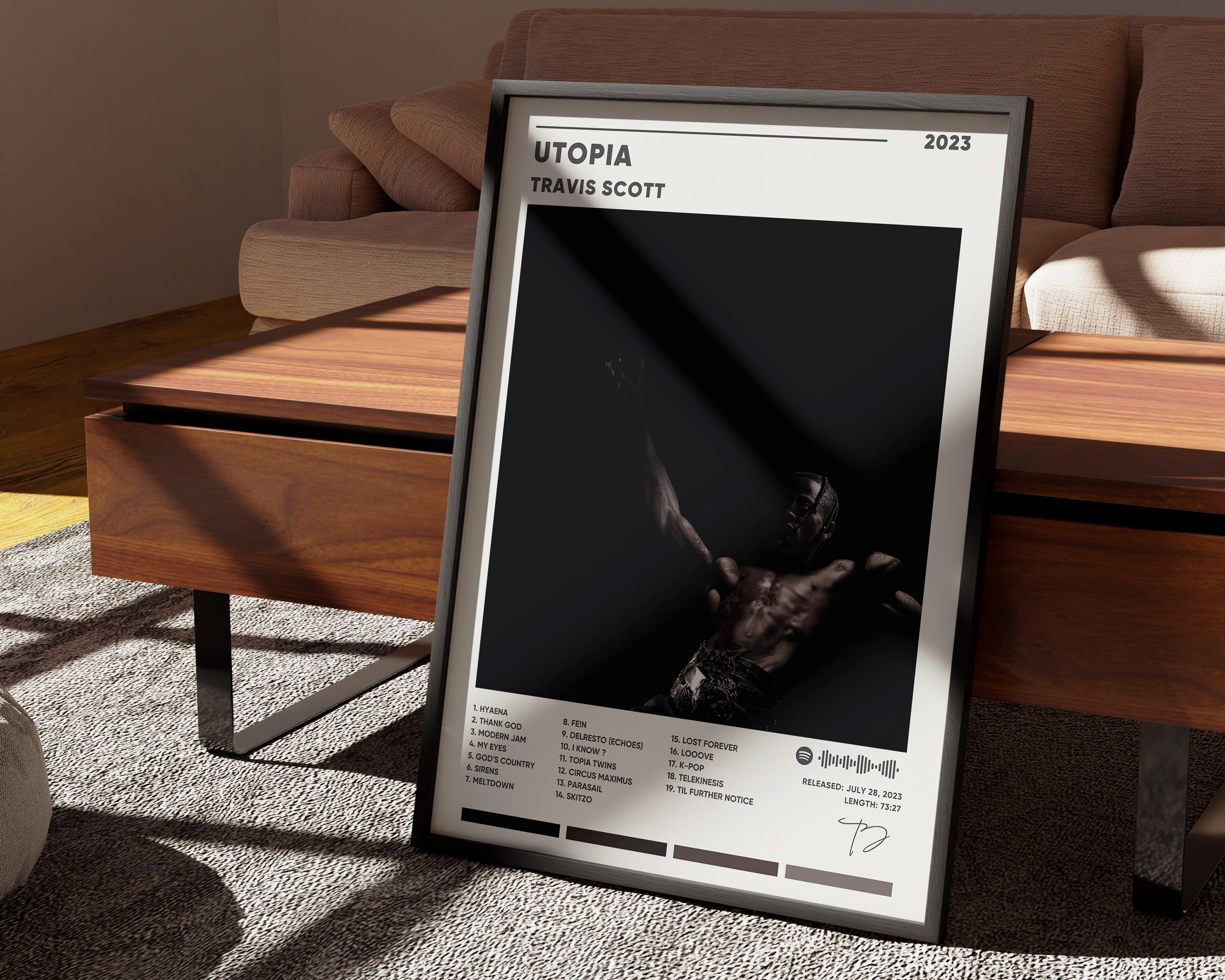 Travis Utopia Album Cover Poster, Travis Utopia Poster sold by Ruyi ...