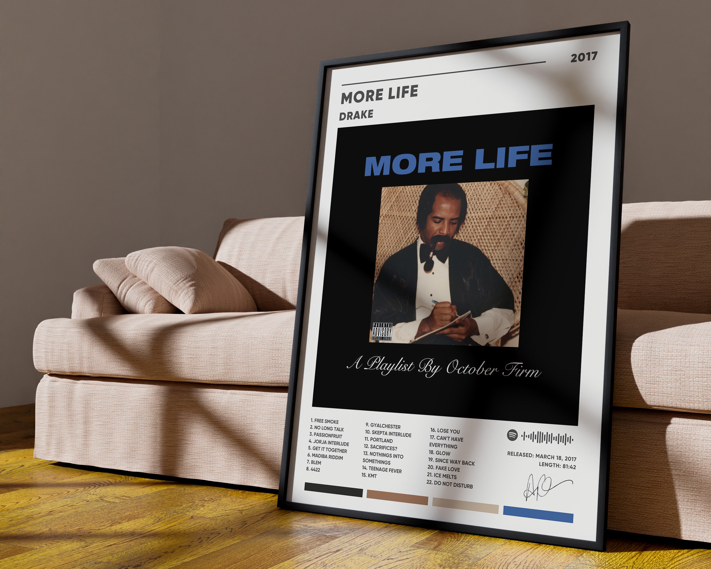 Drake More Life Album Cover Poster, Drake More Life Poster sold by ...