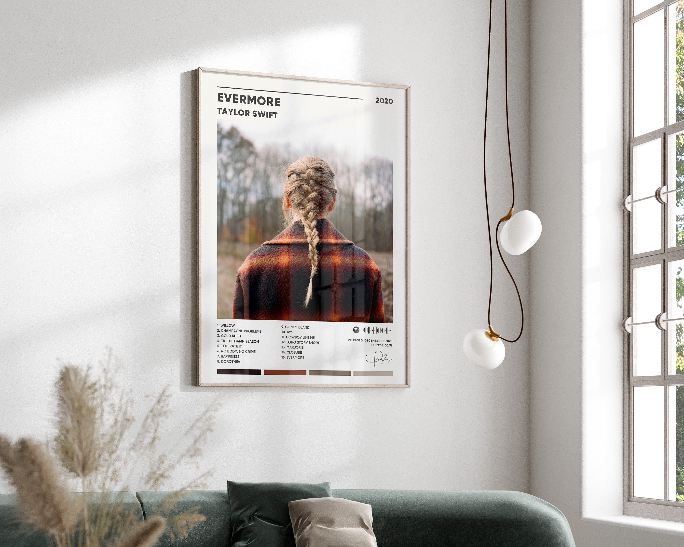 Taylor Evermore Album Cover Poster, Taylor Evermore Poster sold by ...