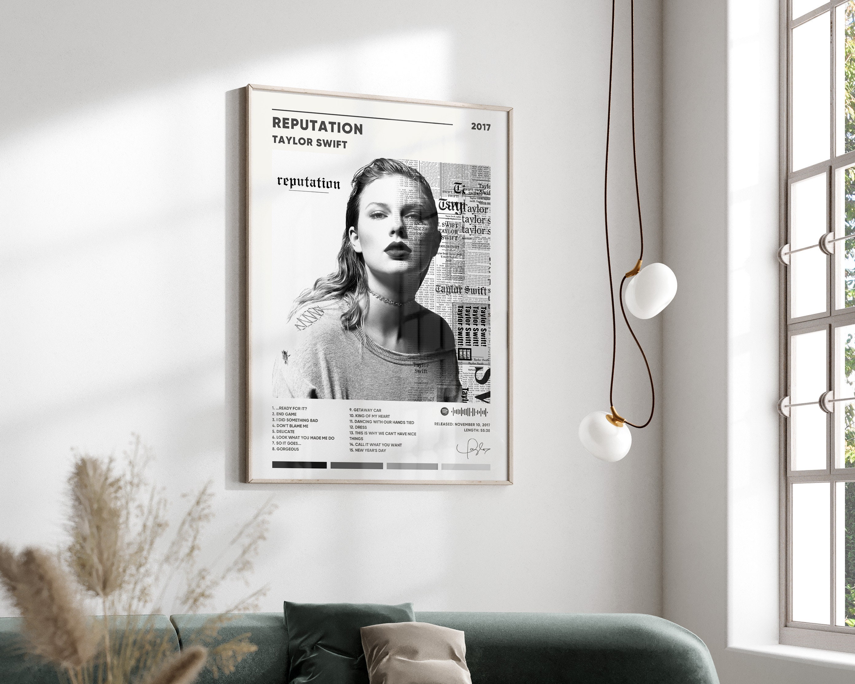 Taylor Reputation Album Cover Poster, Taylor Reputation Poster sold by ...