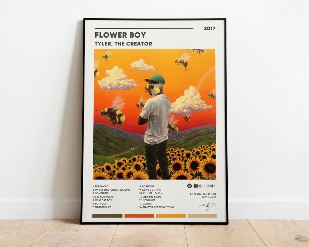 Tyler the Creator Flower Boy Album Cover Poster Tyler the - Etsy