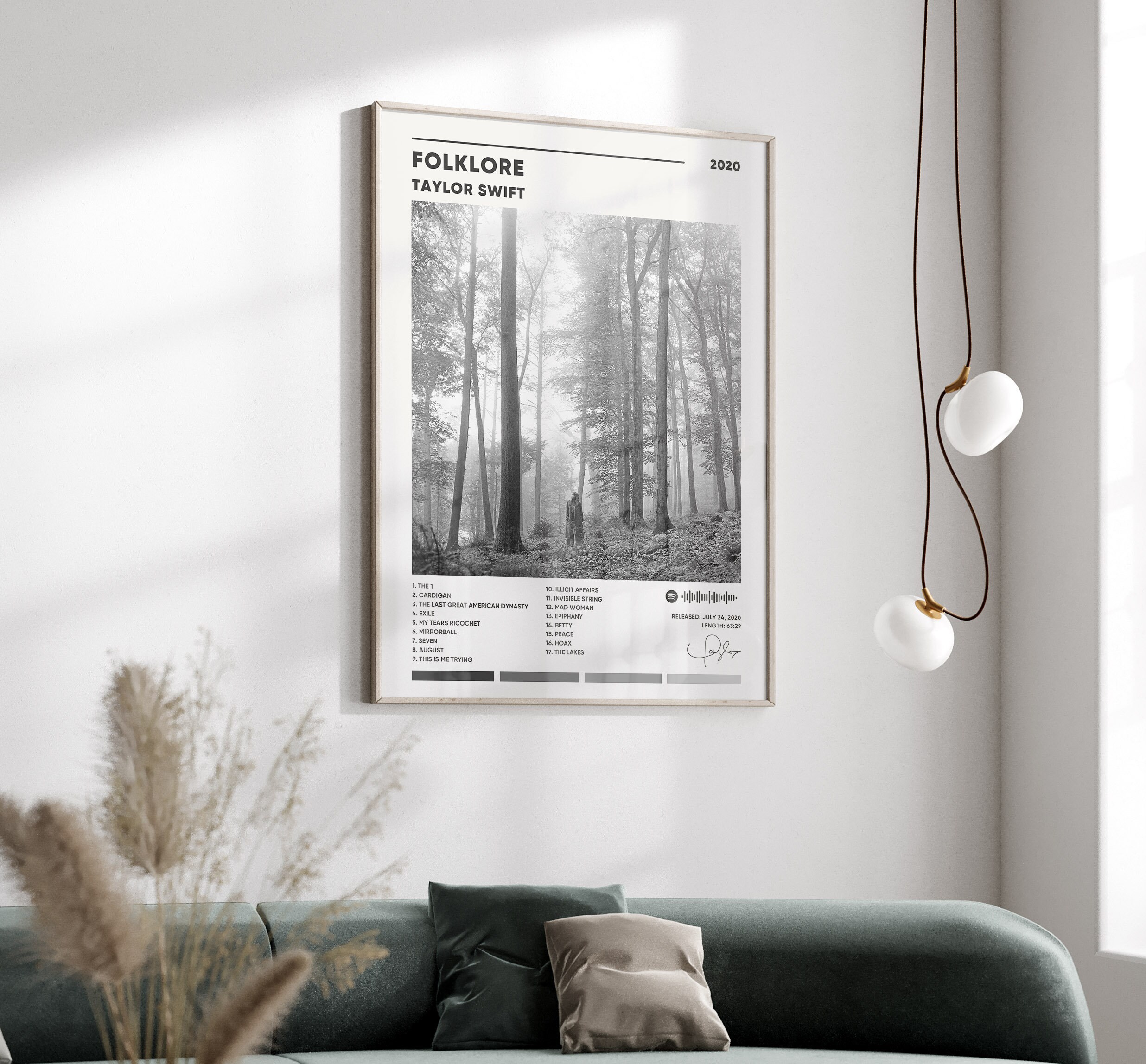 Taylor Folklore Album Cover Poster, Taylor Folklore Poster, Taylor ...