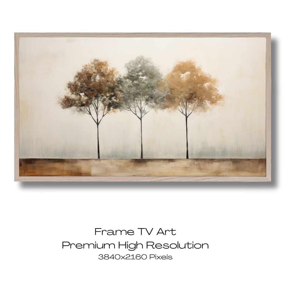 Samsung Frame TV Abstract Tree Forest Art High Resolution Frame 4K TV ...