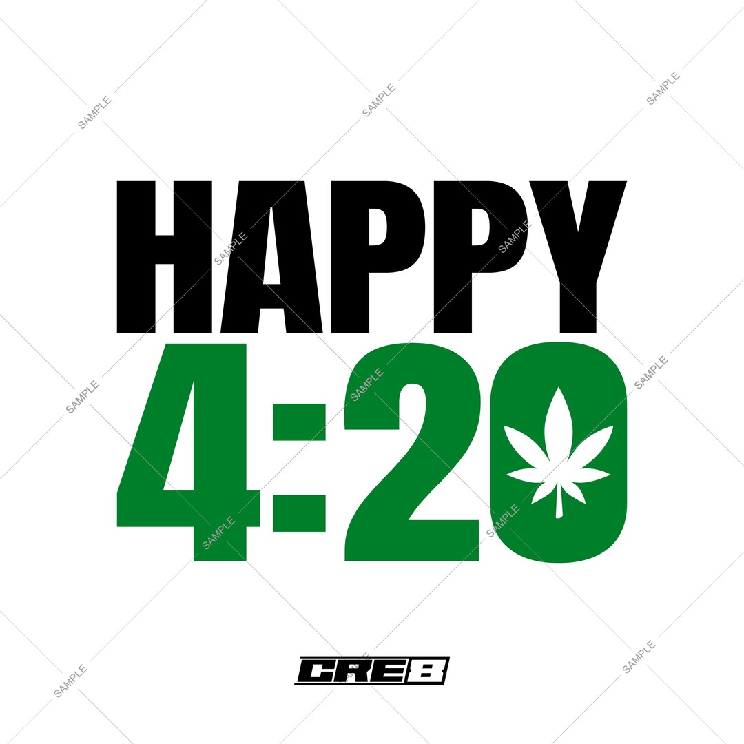 Happy 420 Digital Download | Svg, Png, Pdf, Ai Vector | Editable Files ...