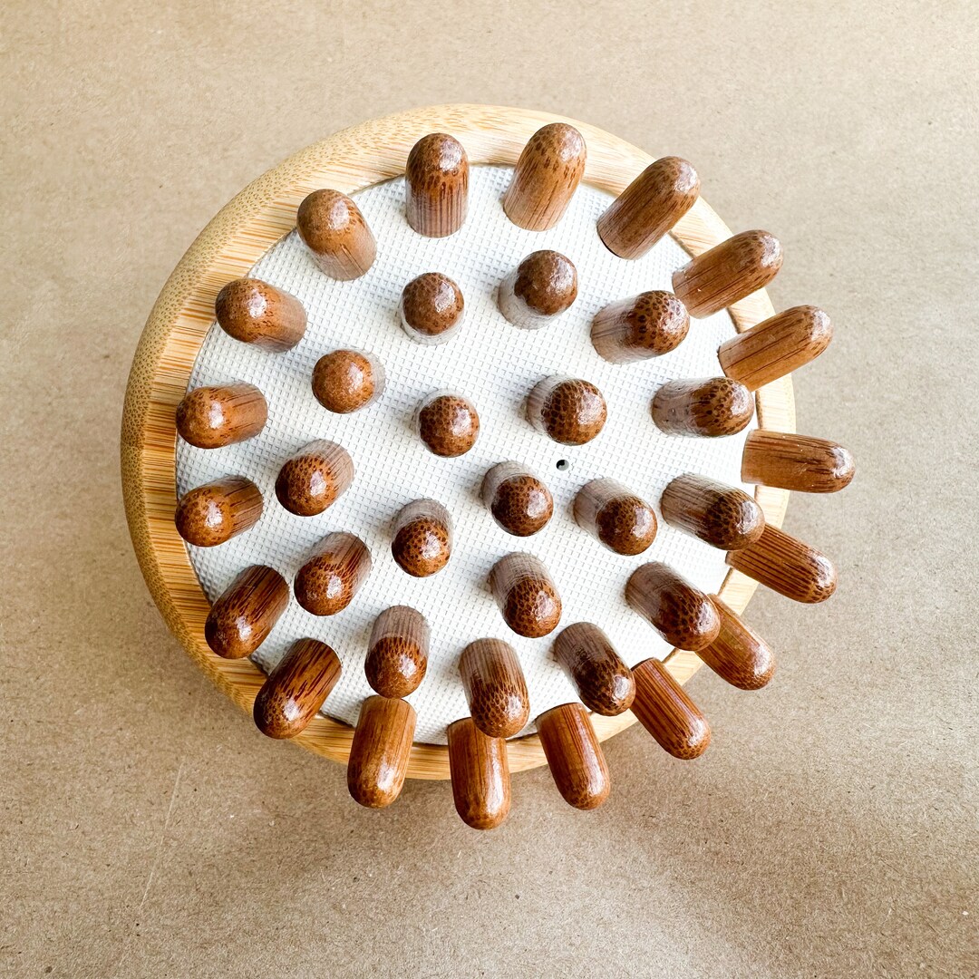 Natural Bamboo Scalp Massager Eco Friendly Plastic Free Etsy Uk