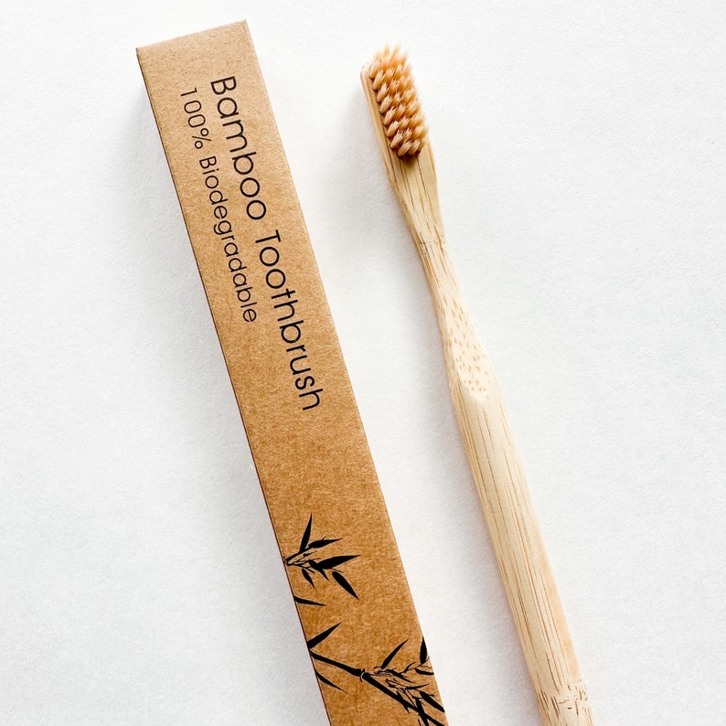 Reusable Biodegradable Bamboo Toothbrush Plastic Free Eco Friendly Bamboo Brush - Etsy