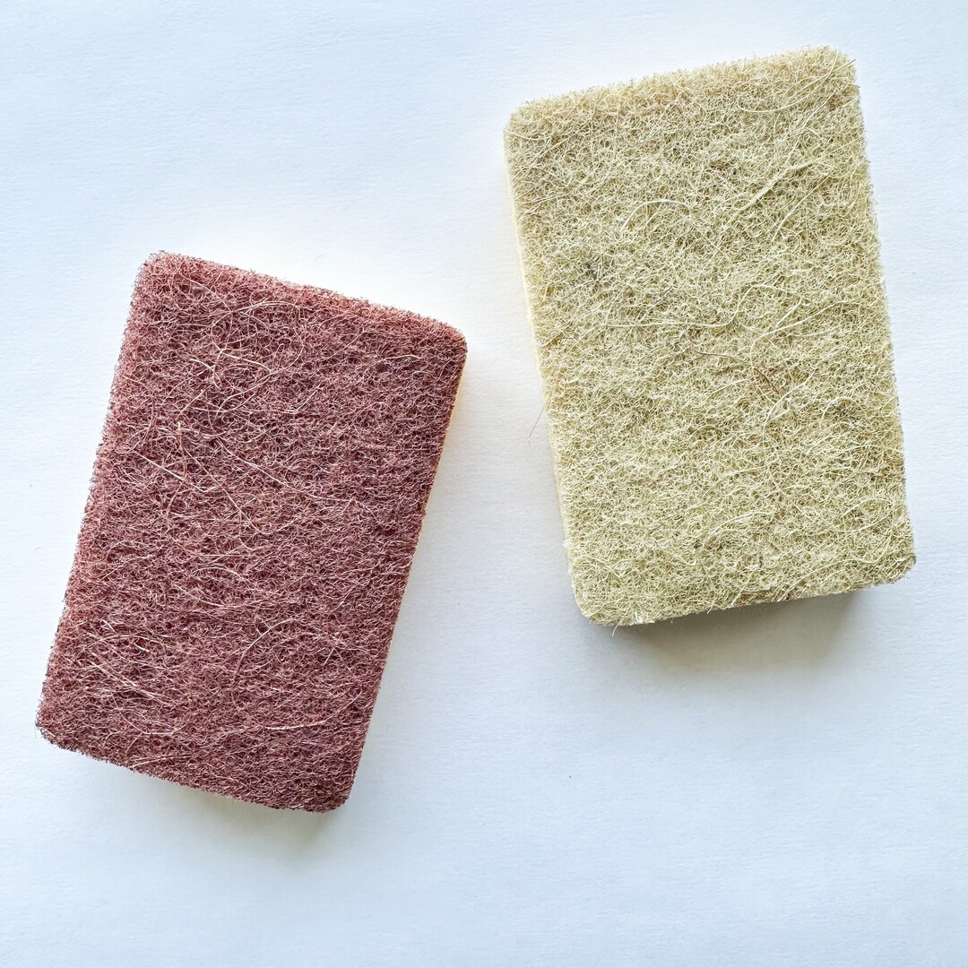 Natural Coconut Husk & Cellulose Dish Sponge Eco Friendly - Etsy