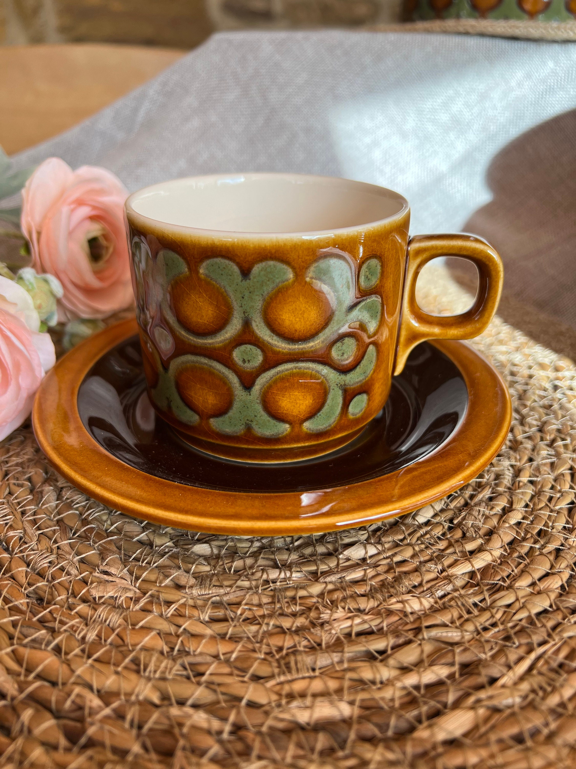 Hornsea Pottery Brontë Retro Dinner Service Coffee Storage Tea Storage ...