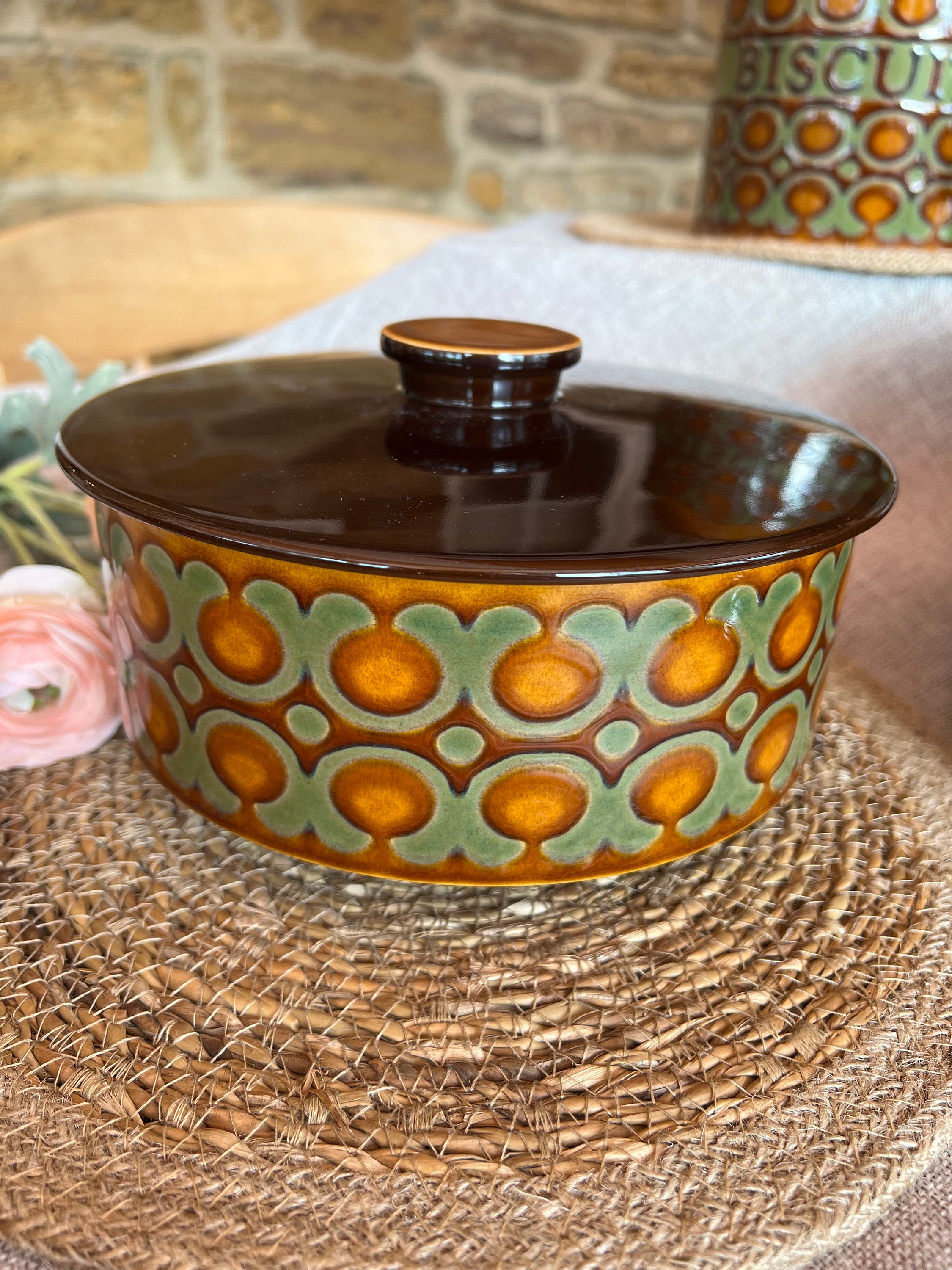 Hornsea Pottery Brontë Retro Dinner Service Coffee Storage Tea Storage ...