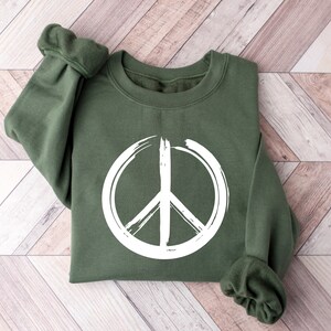 Peace Sign Shirt, Peace Symbol Shirt, Peace T-shirt, Graphic Tees for ...