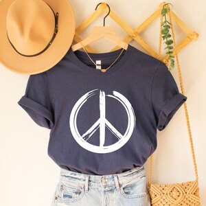 Peace Sign Shirt, Peace Symbol Shirt, Peace T-shirt, Graphic Tees for ...