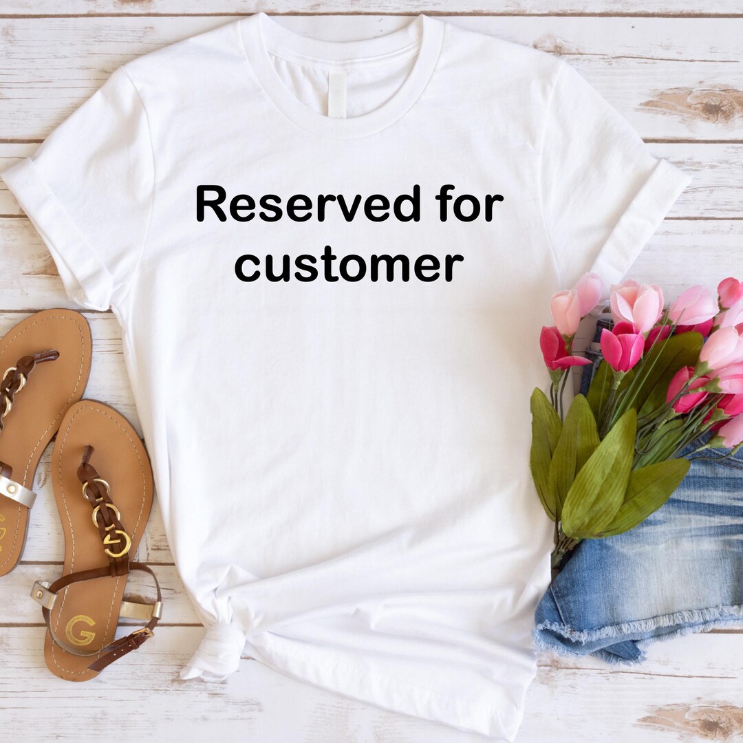 Reserved for Customer - Etsy