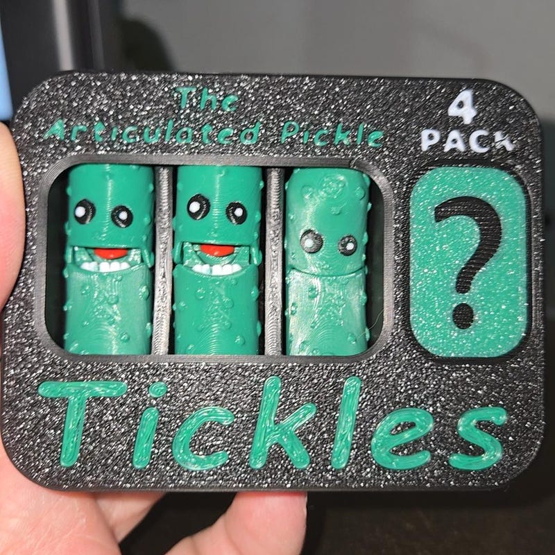 Tickles the Pickle 3d Print - Etsy