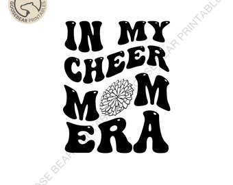 In My Cheer Mom Era .svg .png Instant Download - Etsy