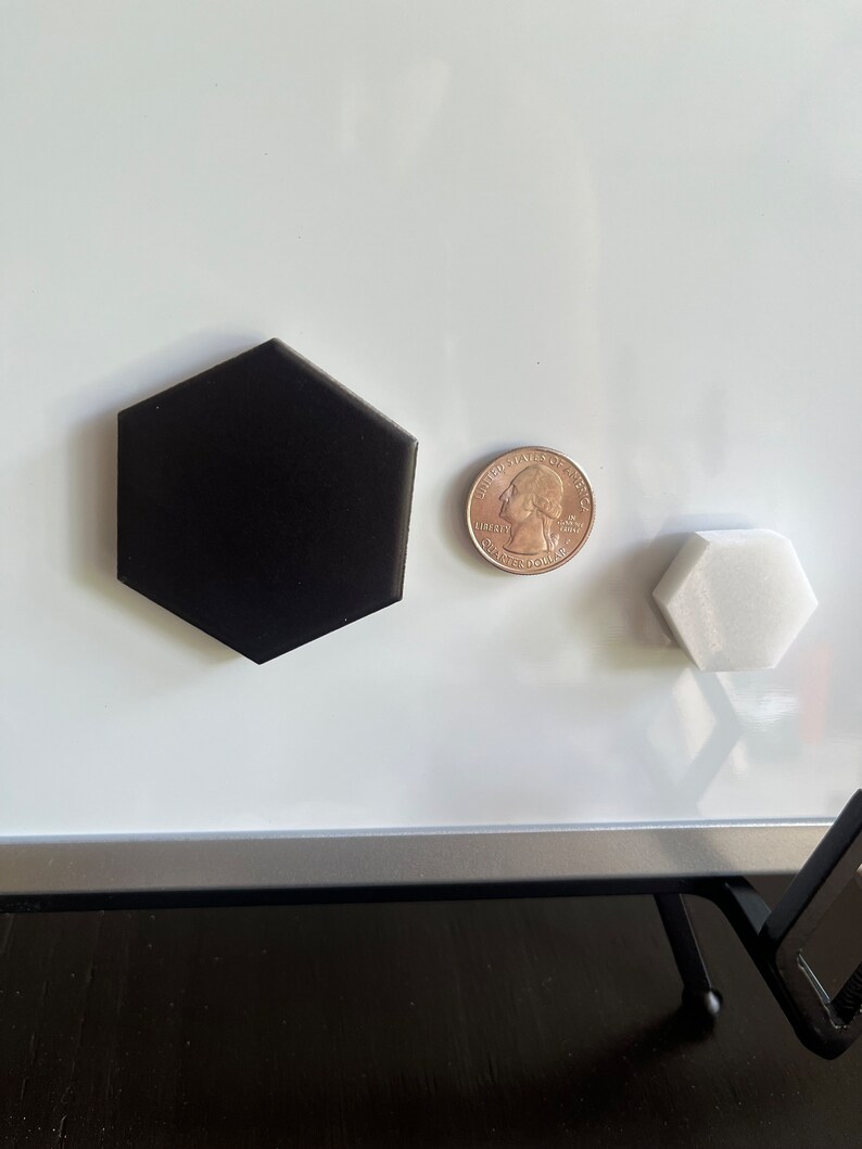 Lovely Hexagon Magnet Set - Etsy