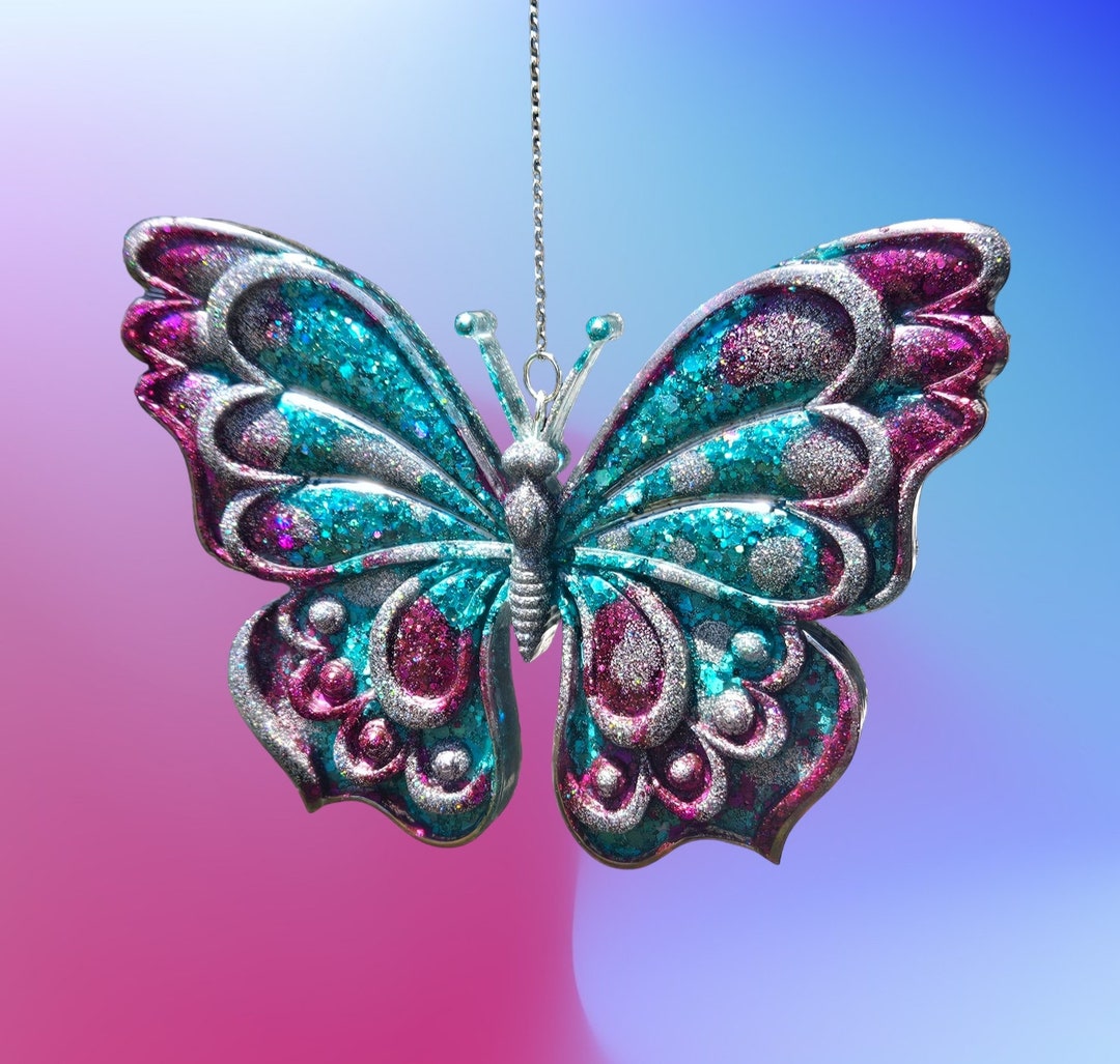 Butterfly Royalty / Micro Mini Sun Catcher HANG OUTSIDE - Etsy