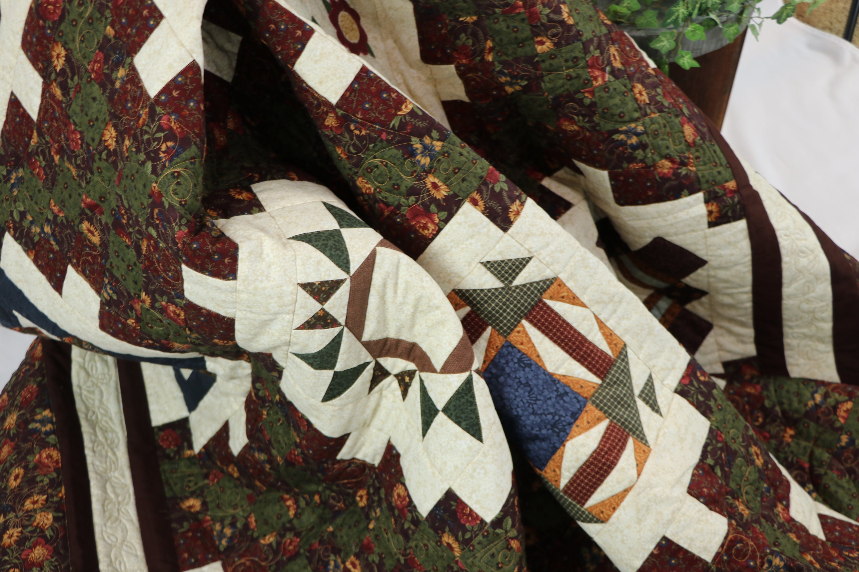 Earthen Grace Sampler Homemade Quilt - Etsy