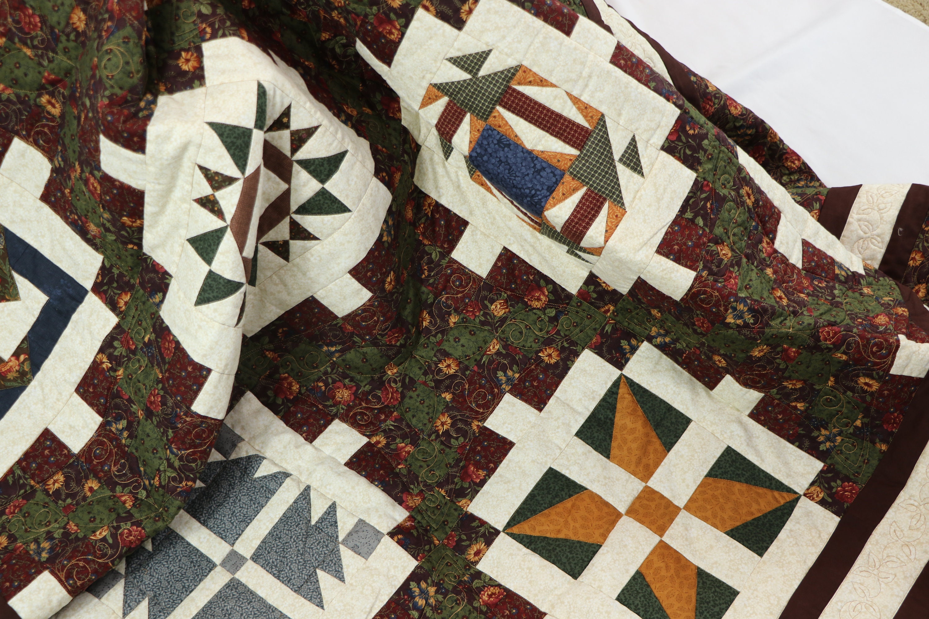 Earthen Grace Sampler Homemade Quilt - Etsy