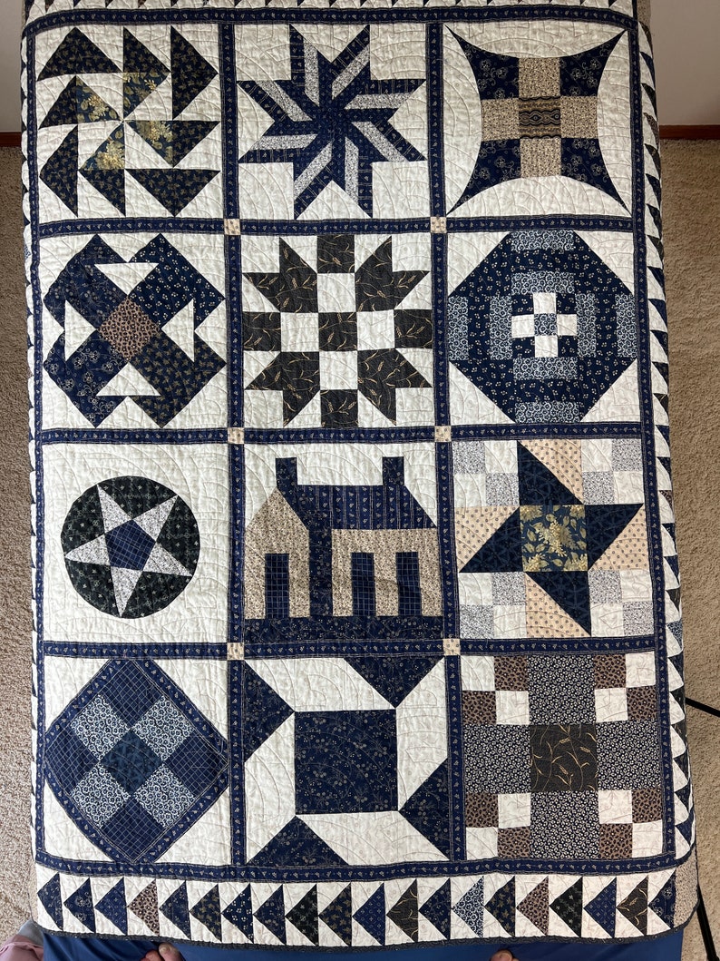 Baptist Fan Sampler Quilt - Etsy