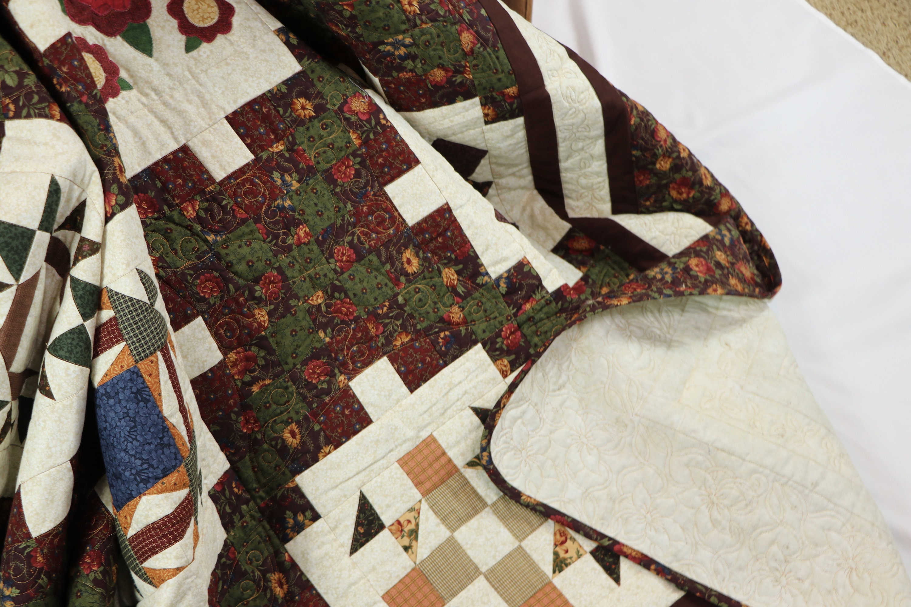 Earthen Grace Sampler Homemade Quilt - Etsy