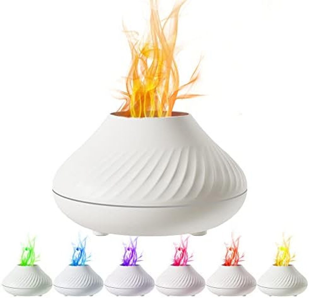 Flame Aroma Diffuser 130ML With 7 Flame Colors Essential - Etsy