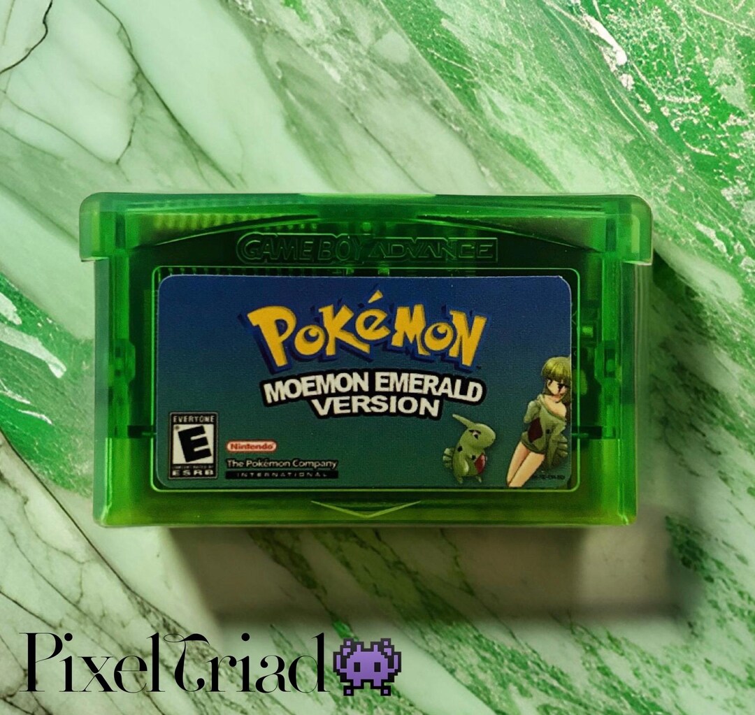 Pokemon Moemon Emerald Version GBA Rom Hack - Etsy