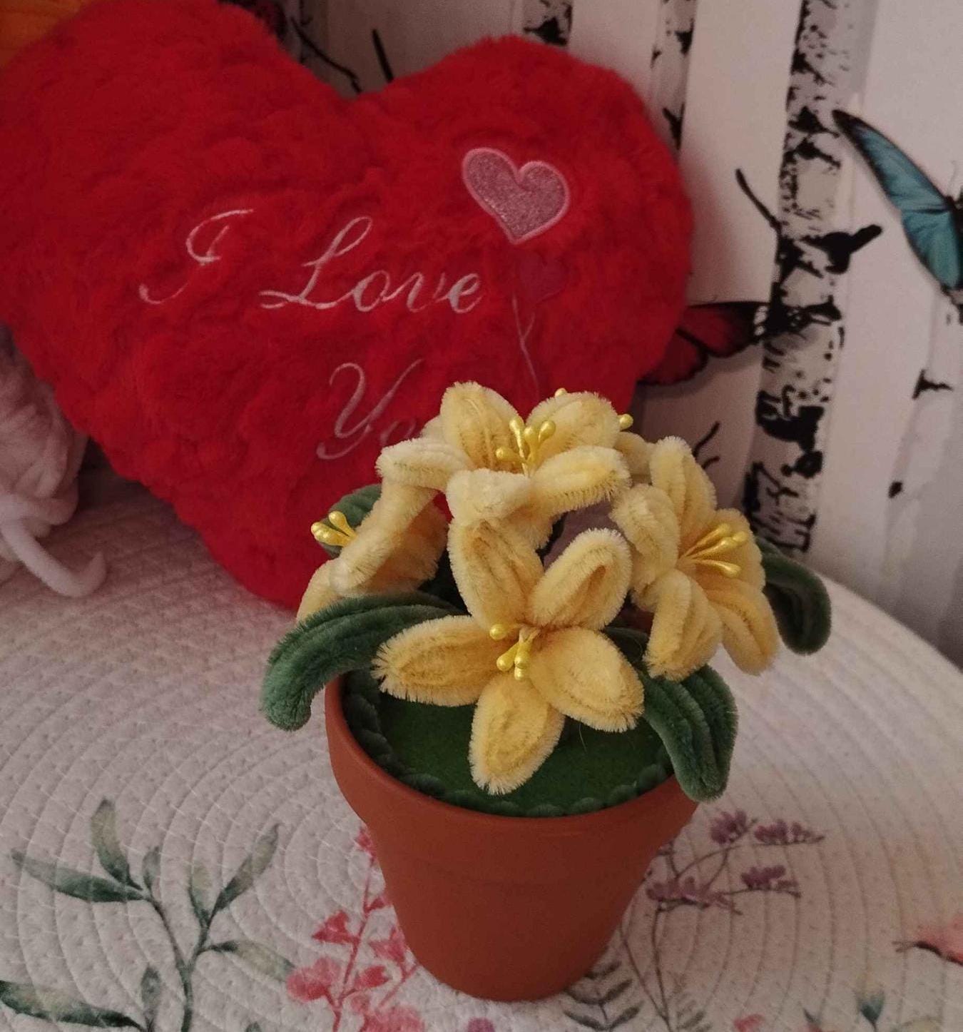 Handmade Pipe Cleaner Flower Pot - Etsy