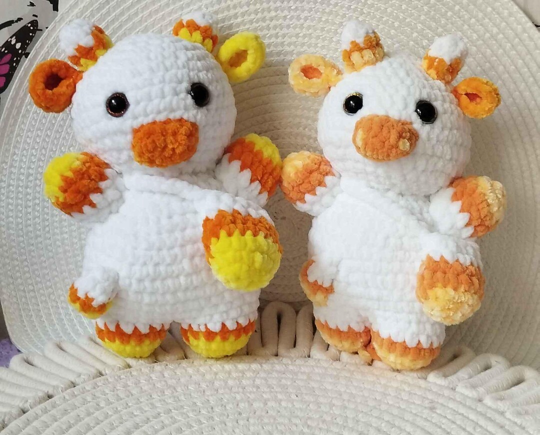 Candy Corn Cow Crochet Pattern - Etsy