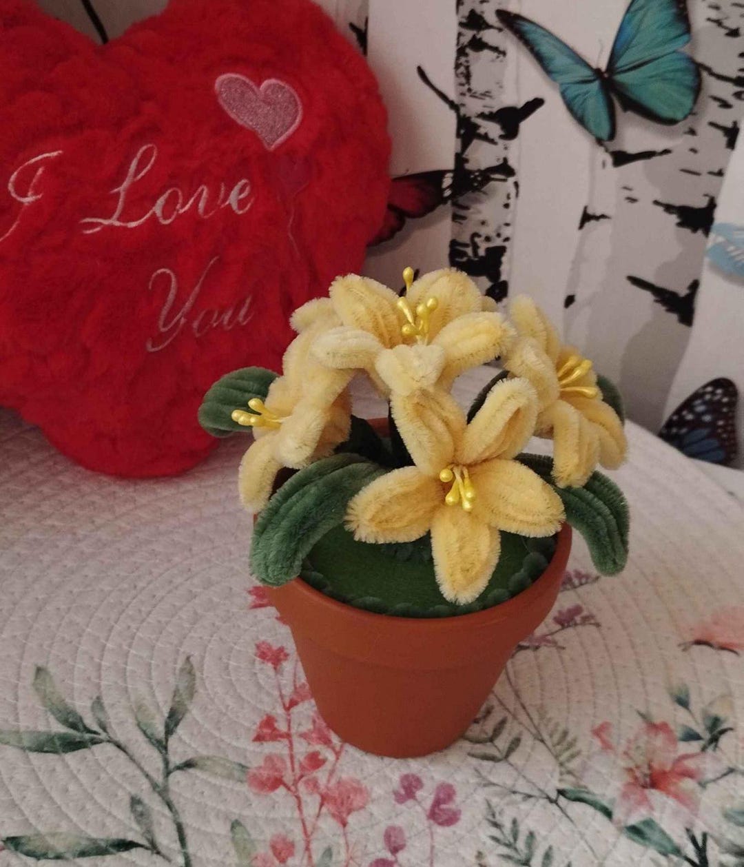 Handmade Pipe Cleaner Flower Pot - Etsy