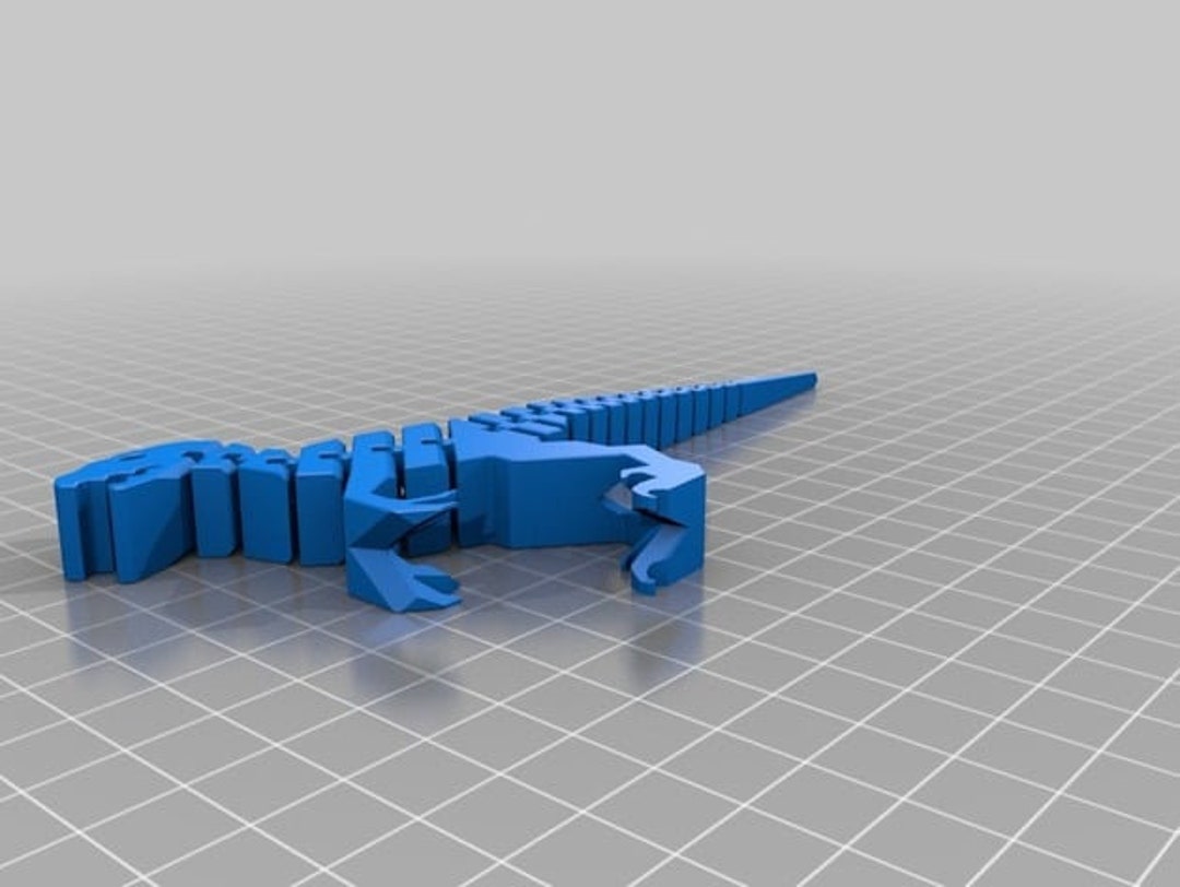 3D Printed Flexi Raptor - Etsy