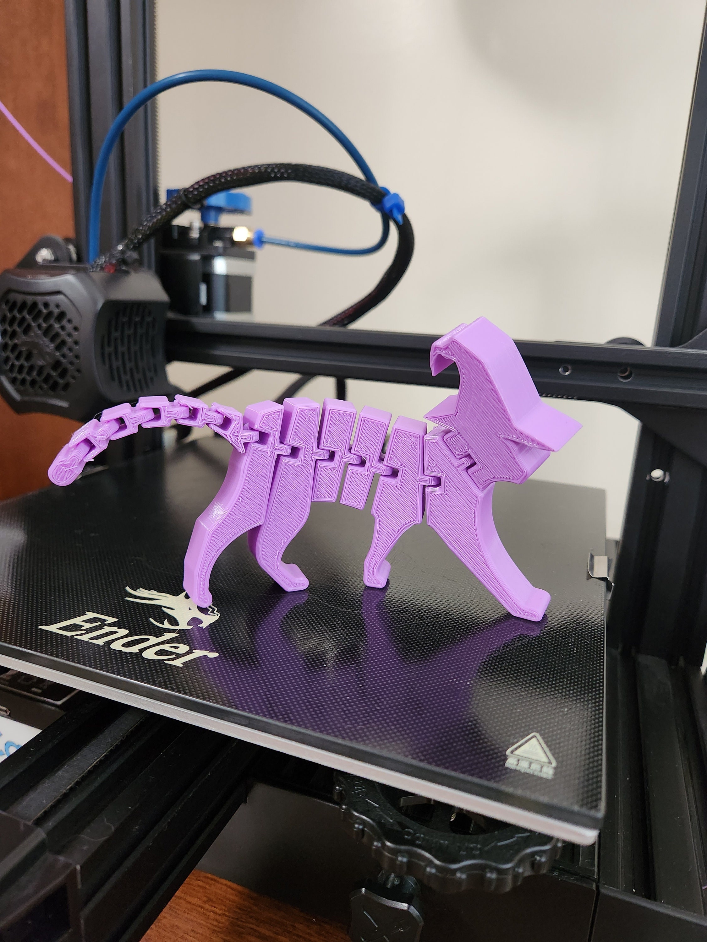 3D Printed Halloween Flexi Cat - Etsy