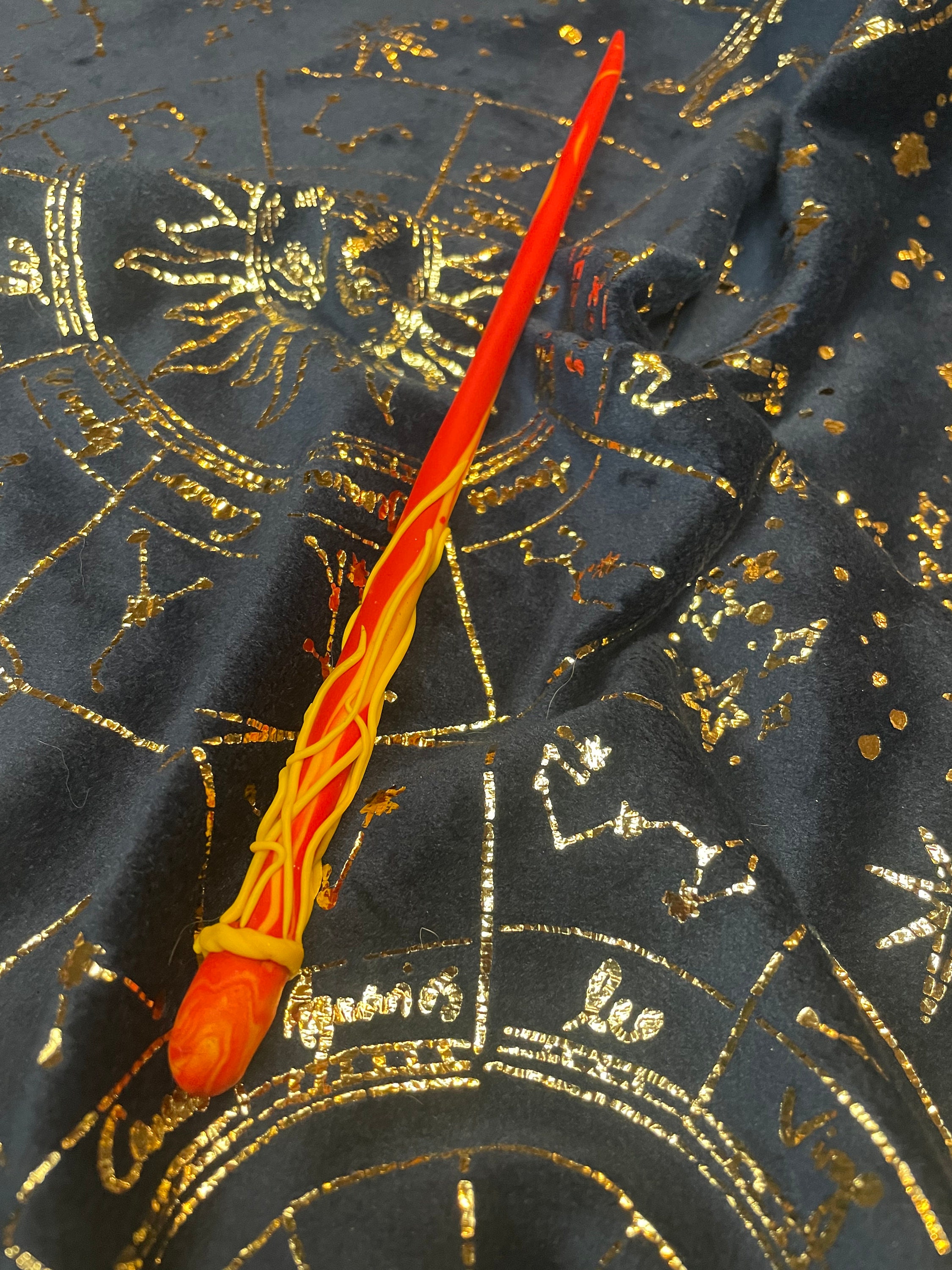 Fire Witch Druid Wand Altar Tool Cosplay Accessory Witchy Gift - Etsy