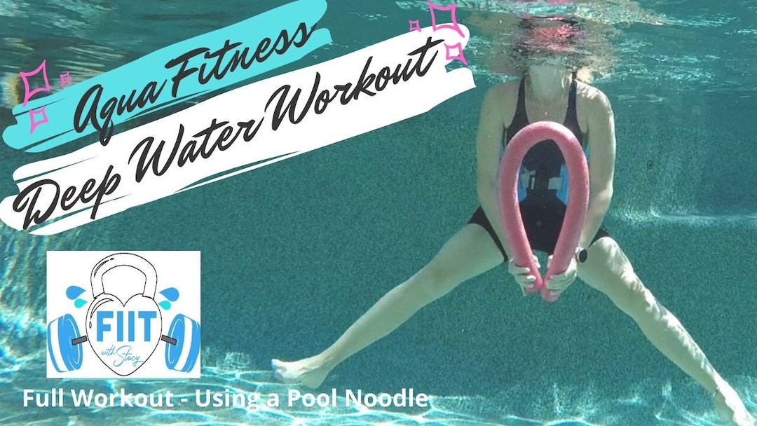 Aqua Fitness Noodle Workout: Deep Water Pool Exercises (printable PDF ...