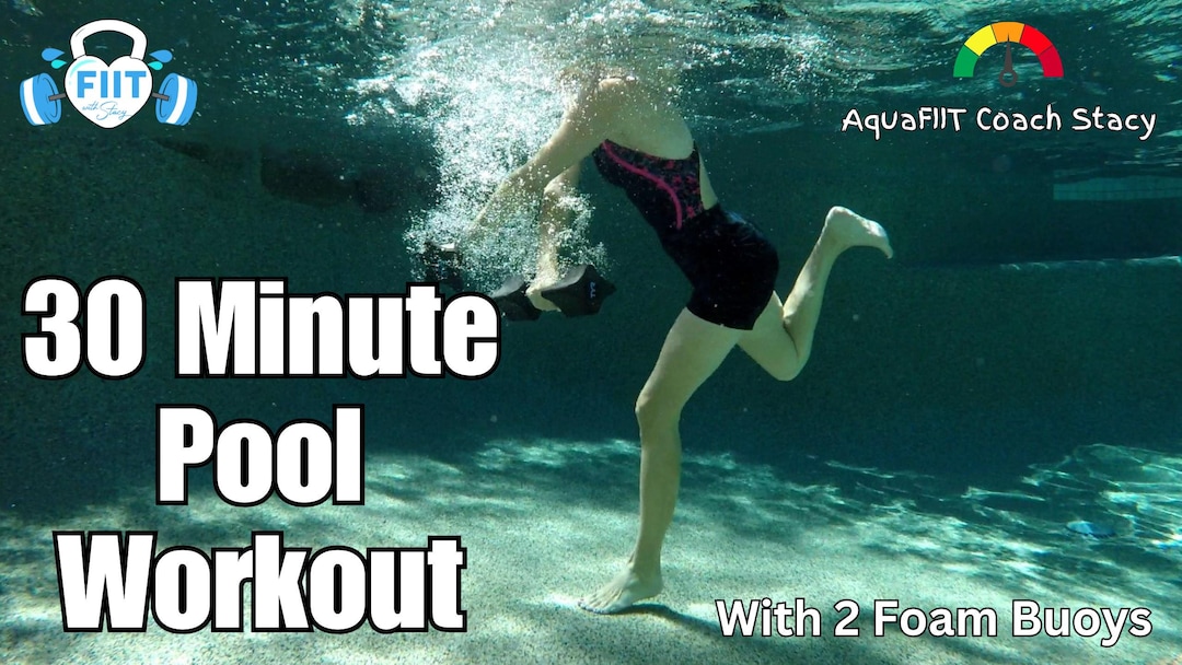 Aqua Aerobics Cards: 30 Minute Pool Workout With Foam Weights (PDF ...