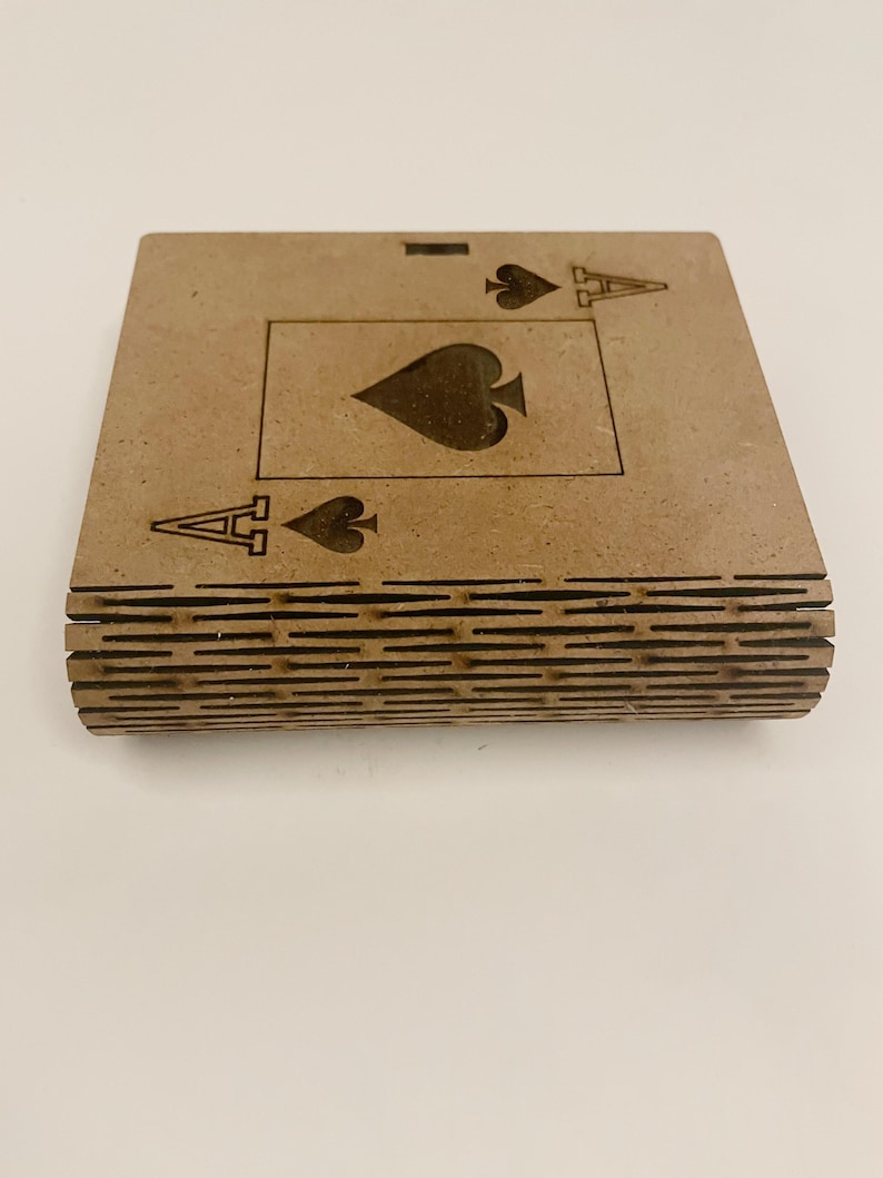 Laser Cut Playing Card Box: SVG DXF EPS Files (digital Download) - Etsy