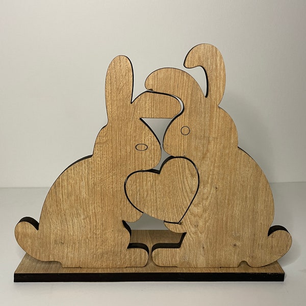Laser Cut Rabbit - Etsy