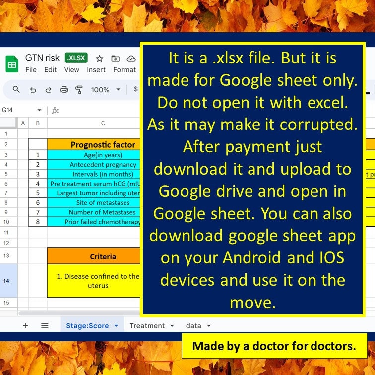 Gestational Trophoblastic Neoplasia GTN Total Score Calculation ...
