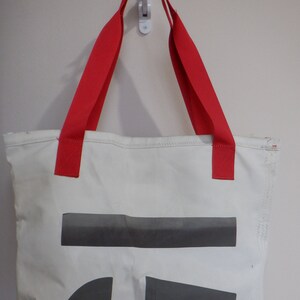Recycled Sail Divided Tote Bag (17 " X 20 1/2" X 6") - Etsy