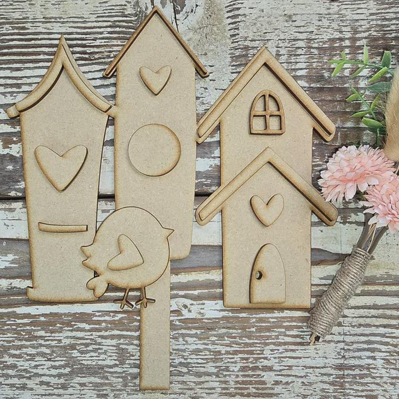 3 Bird House Spindle Insert Only - Etsy