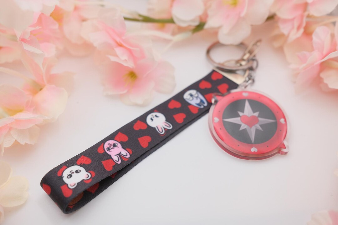 Stray Kids Lanyard Keychain, Compass Design, K-pop Fan Merch, Gift for ...