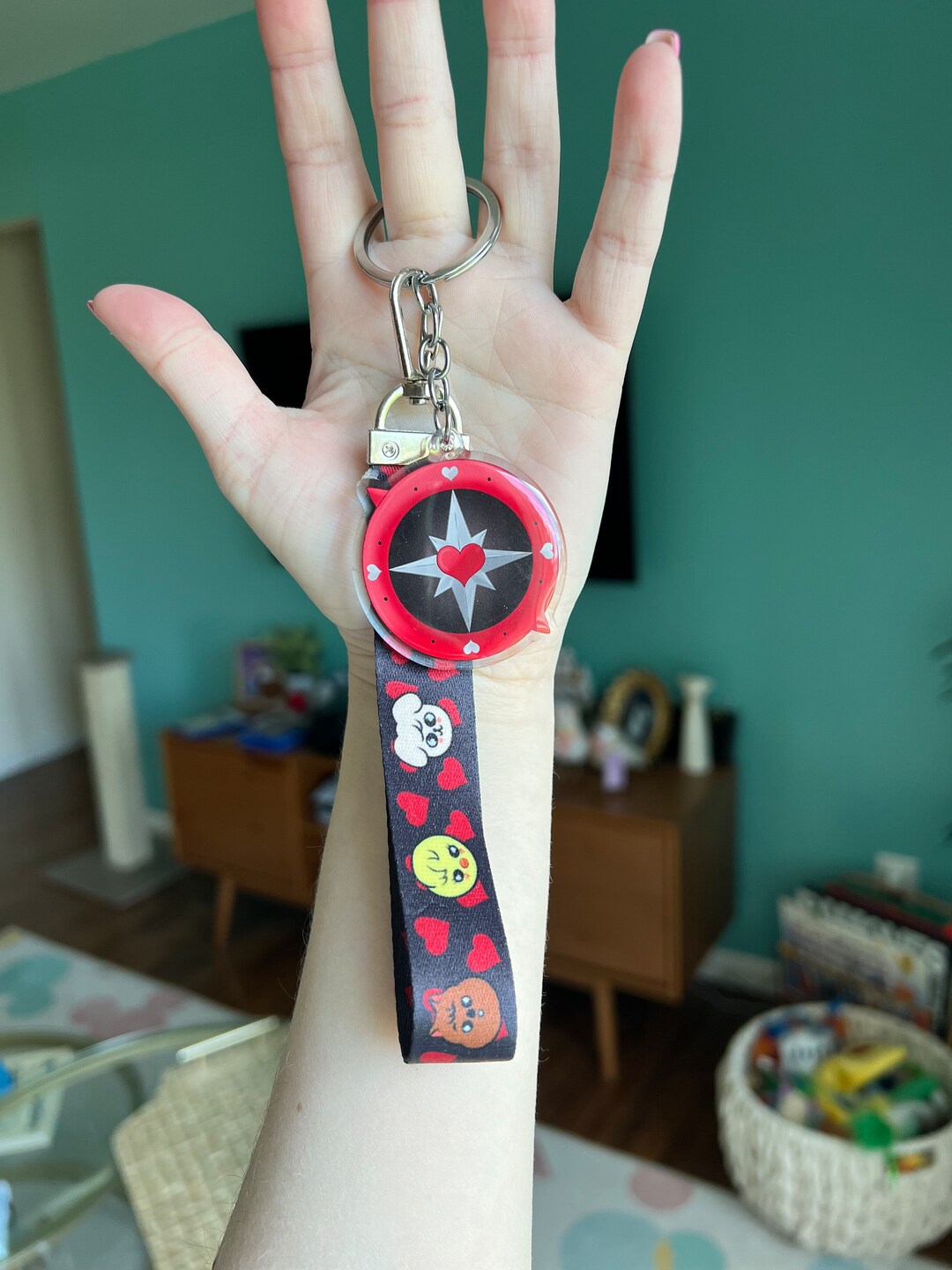 Stray Kids Lanyard Keychain, Compass Design, K-pop Fan Merch, Gift for ...