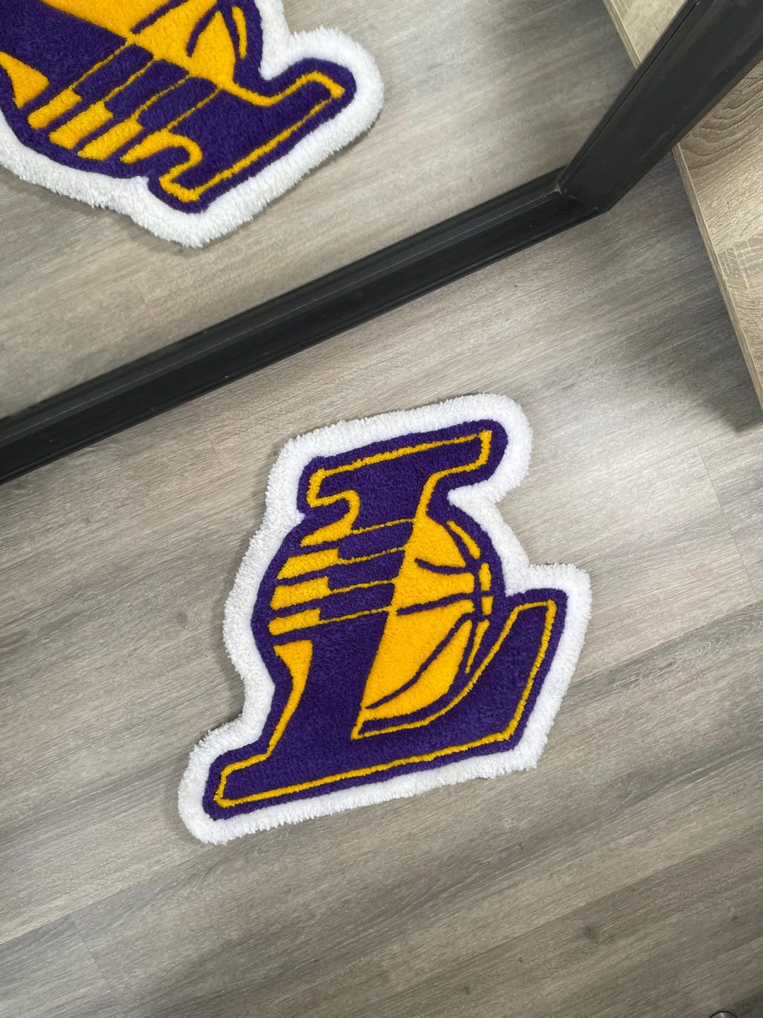 Gift Idea - Handmade Rug - Lakers Basketball - Etsy