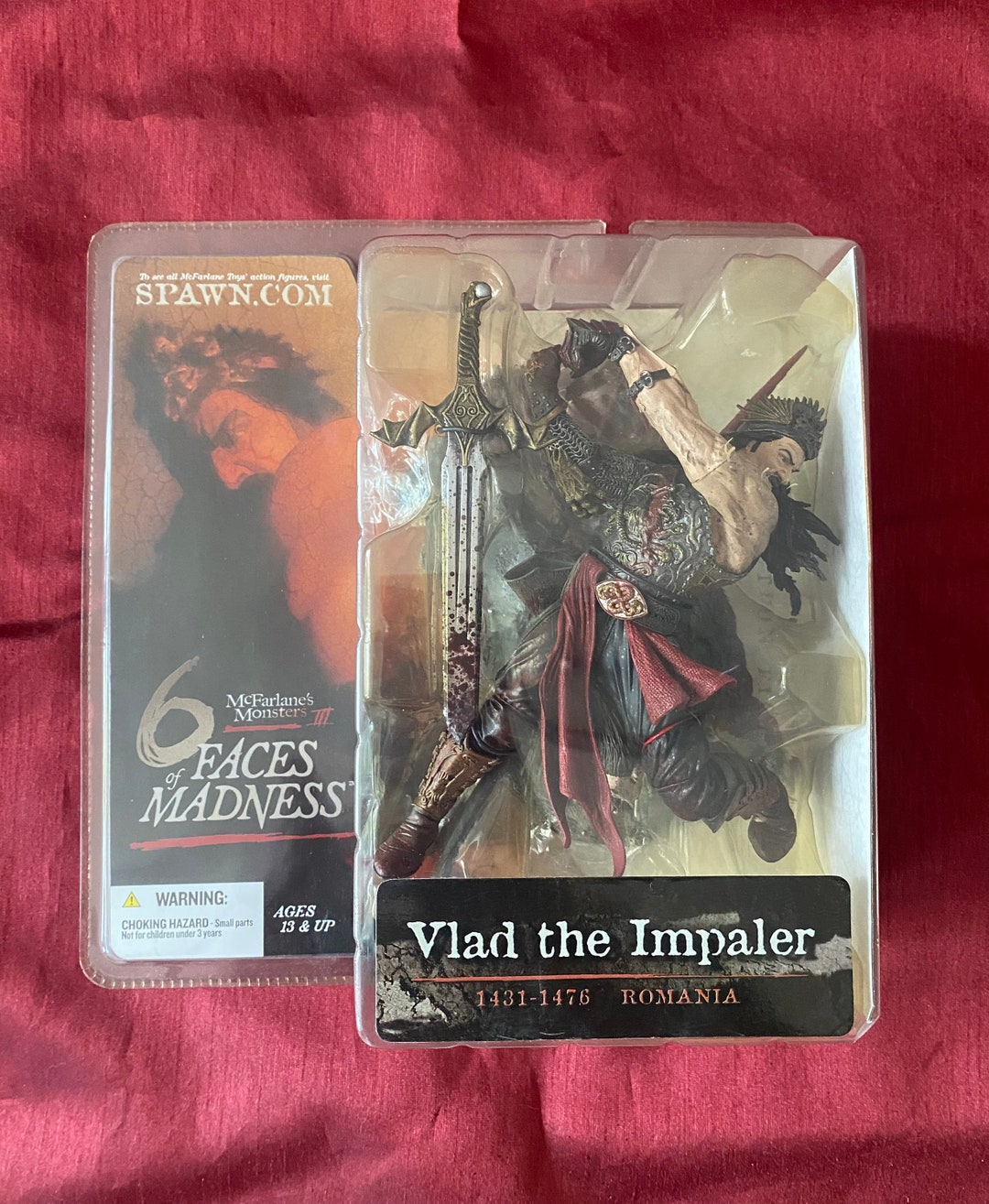 6 Faces of Madness VLAD: the Impaler Mcfarlane’s Monsters Horror Figure ...